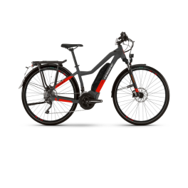 Bicicleta Electrica Trekking Haibike Trekking S 9 Trape 2021 anthracite/red