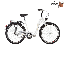 City Bike Kenzel Dream Classic 7v, 28, Alb - 28044502153146